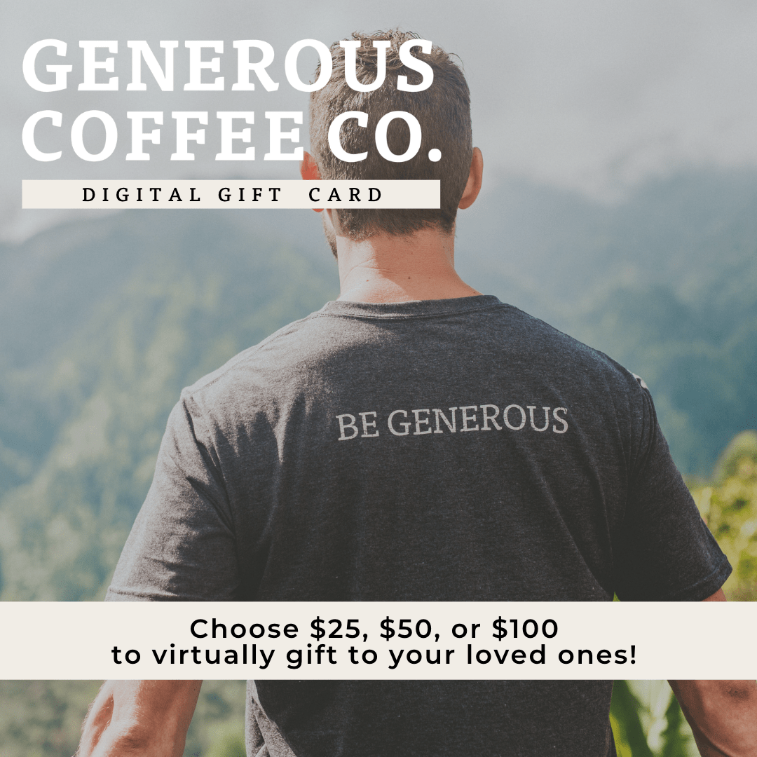 Generous Coffee Gift Card